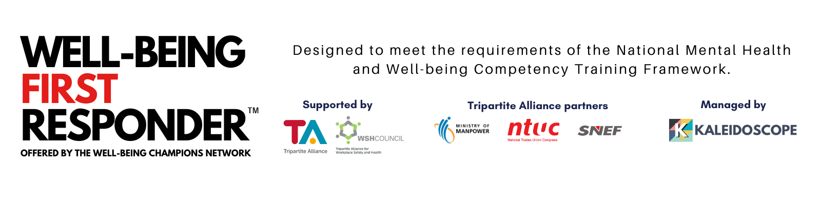 Well-being First Responder - Well-Being Champions Network